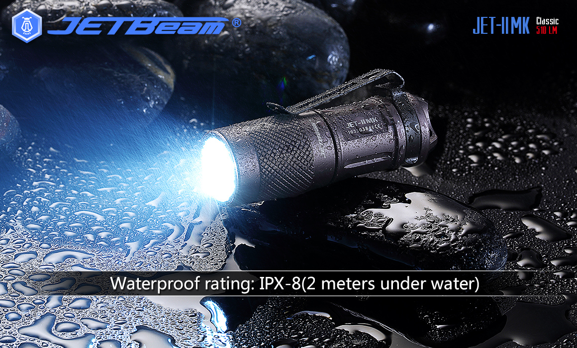 JET-II MK Everyday Carry Flashlight 510 Lumens - Jietemingdianzi